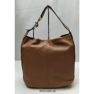Coach | Bags | Coach Brown Pebbled Leather Tassel Hobo Shoulder Bag ...